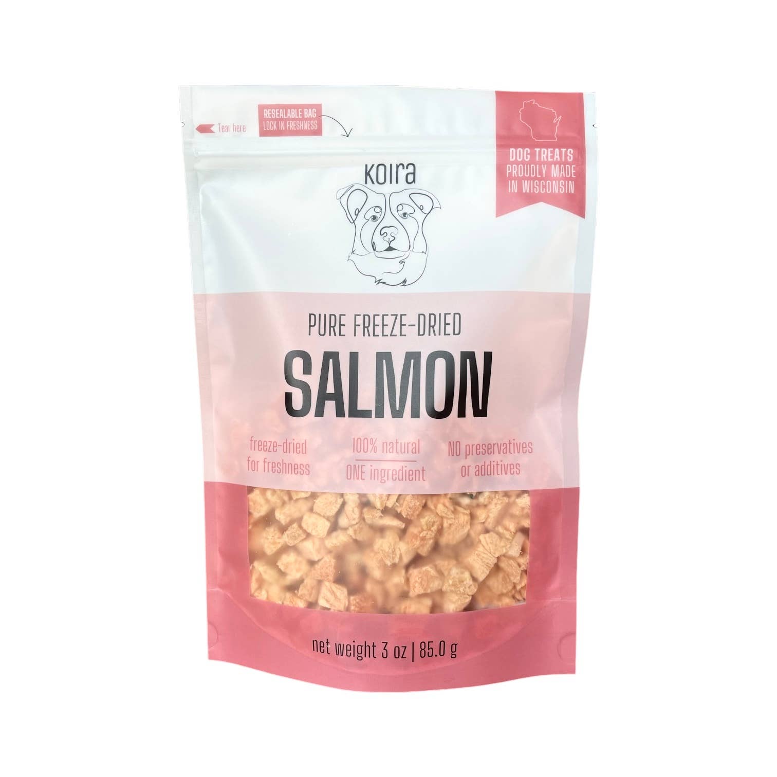 Freeze-Dried Salmon Dog Treats – Le Chien Bleu NY